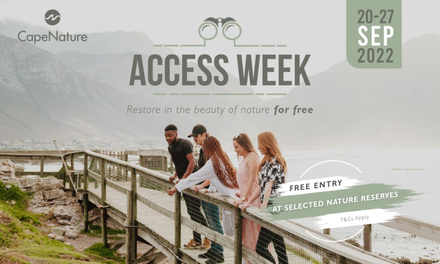 Free Access to all CapeNature Reserves for an Entire Week!