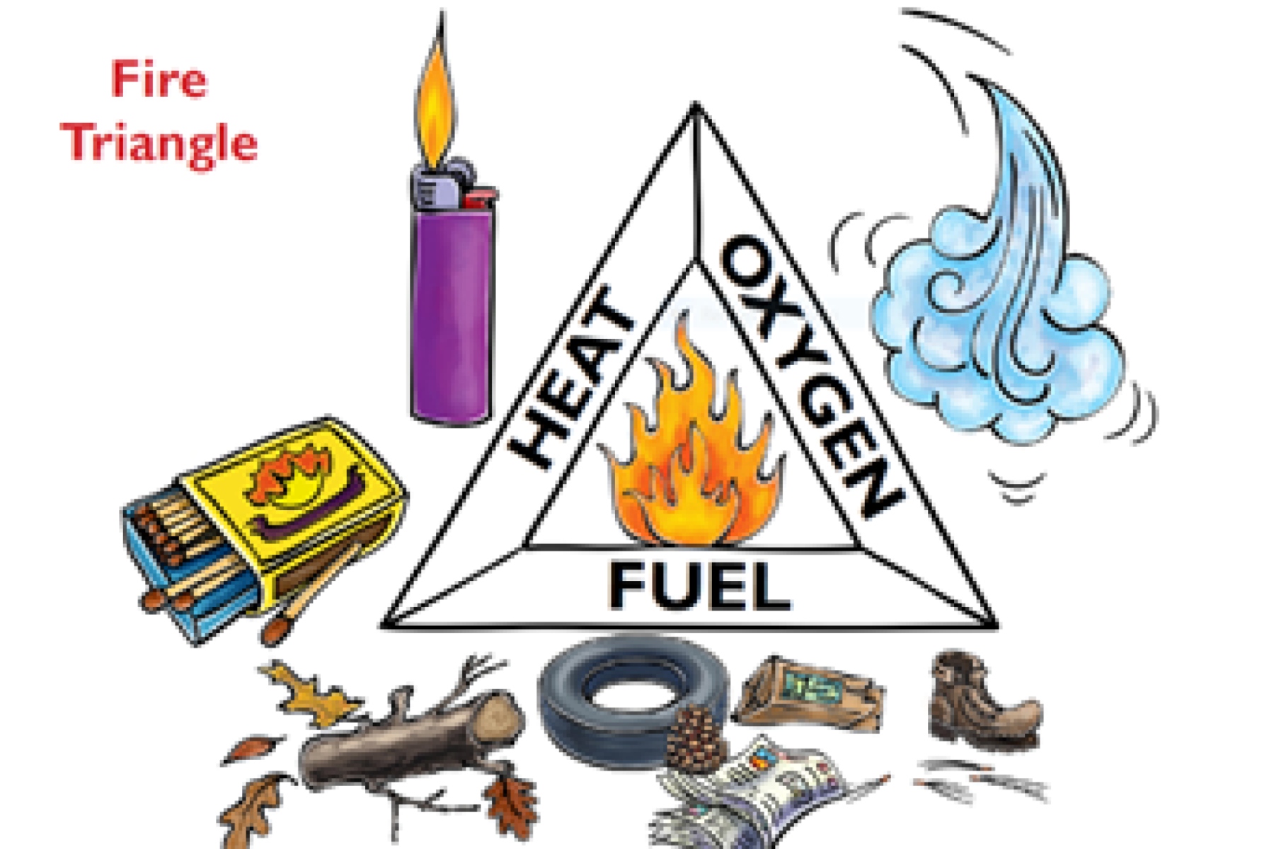 News | Fire Needs Three Things to Survive - Heat, Fuel, and Air