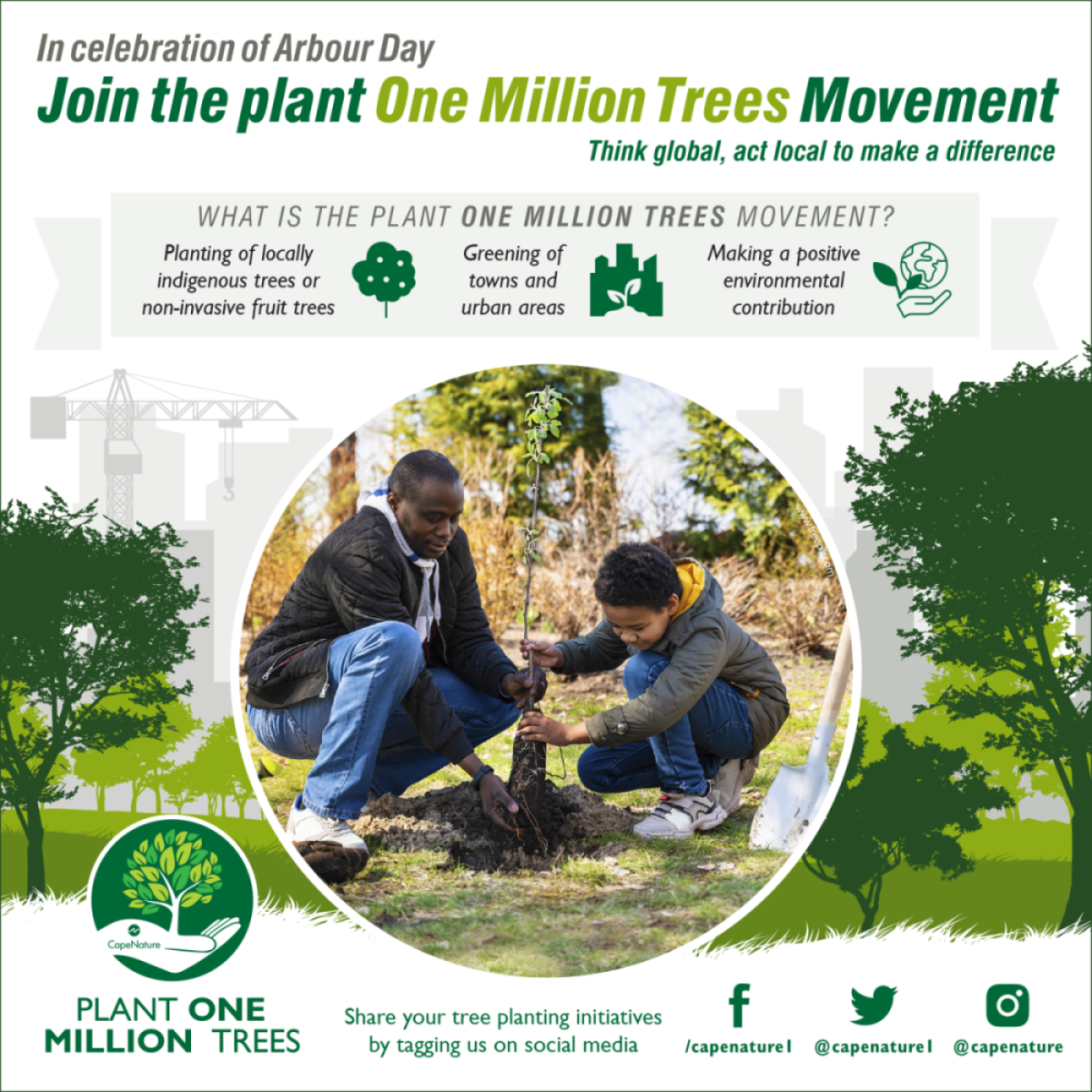 CapeNature joins the "Plant a million trees" movement